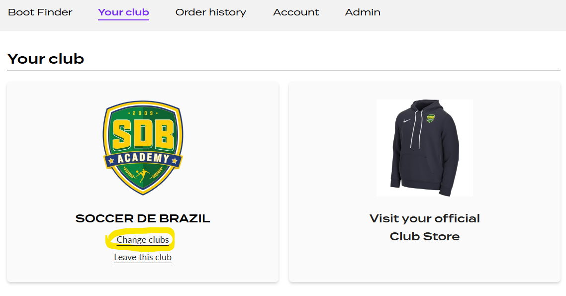 HOW DO I CHANGE CLUB ZONE CLUBS? – Ultra Football